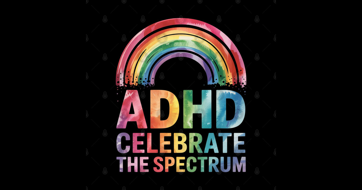 Neurodiversity Autism Spectrum ASD ADHD Rainbow - Neurodiversity Autism ...
