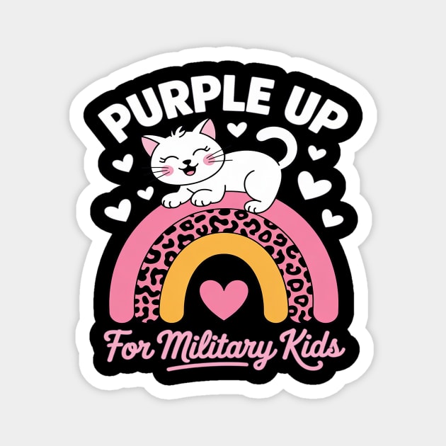 Purple Up for Military Kids Month Military Child Rainbow - Purple Up ...