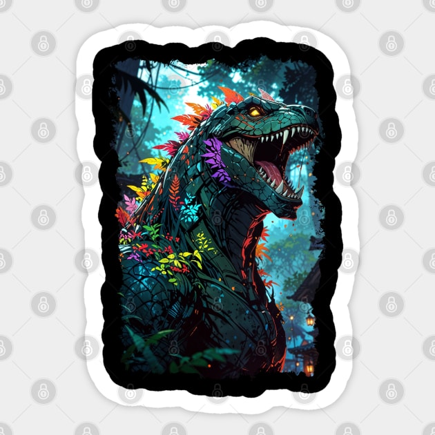 Godzilla Forest Destroyer - Godzilla - Sticker | TeePublic