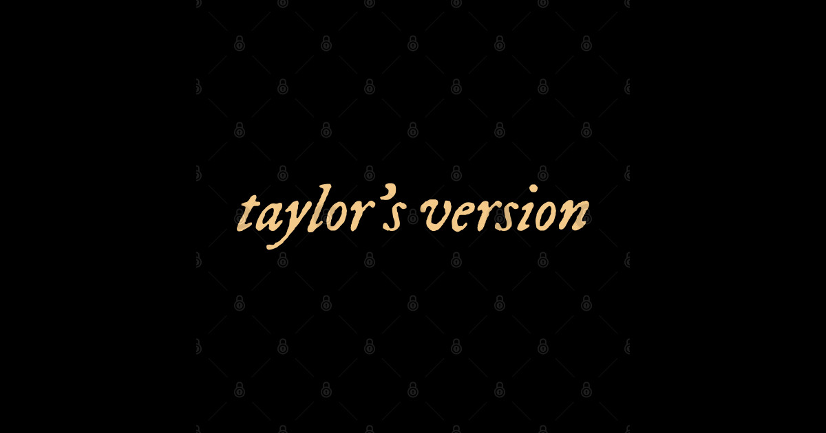 Taylors Version (fearless color) - Taylor Swift - Sticker | TeePublic
