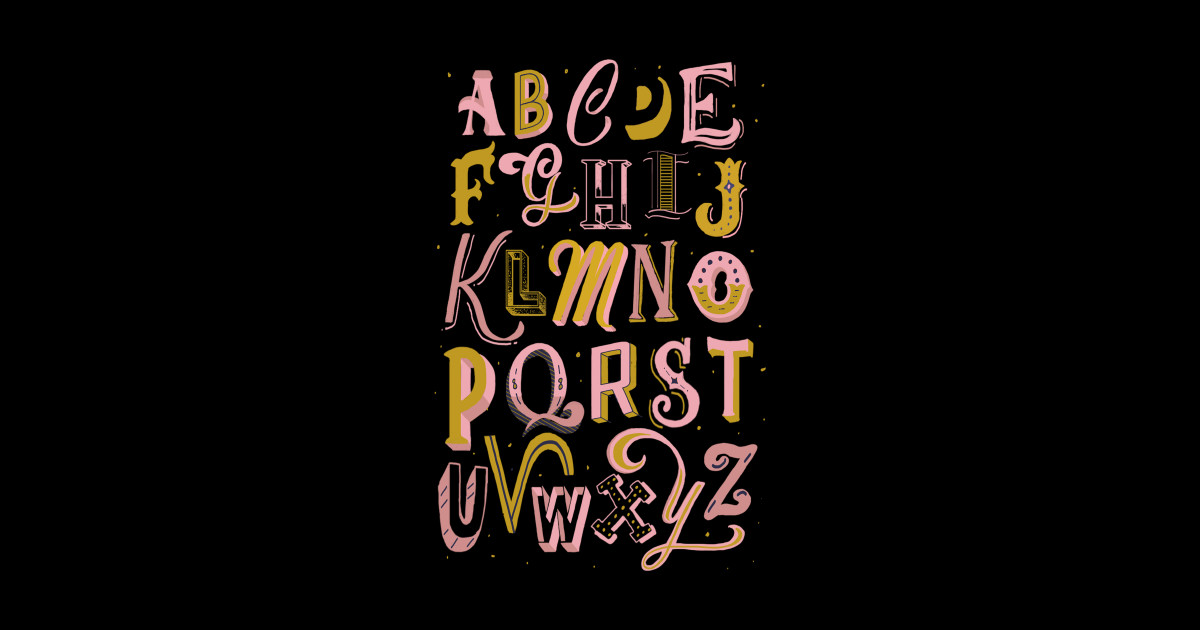 ABCD - Alphabet - Posters and Art Prints | TeePublic