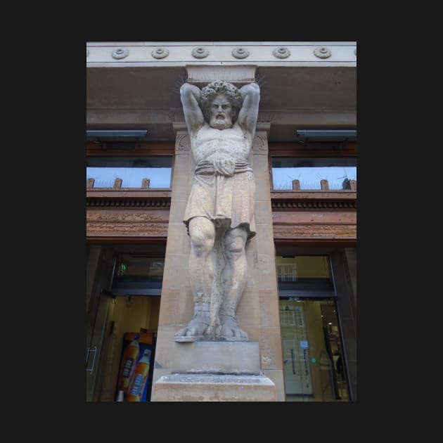 Entrance Statue (2), Mitchell Library, Glasgow - Statue - T-Shirt ...