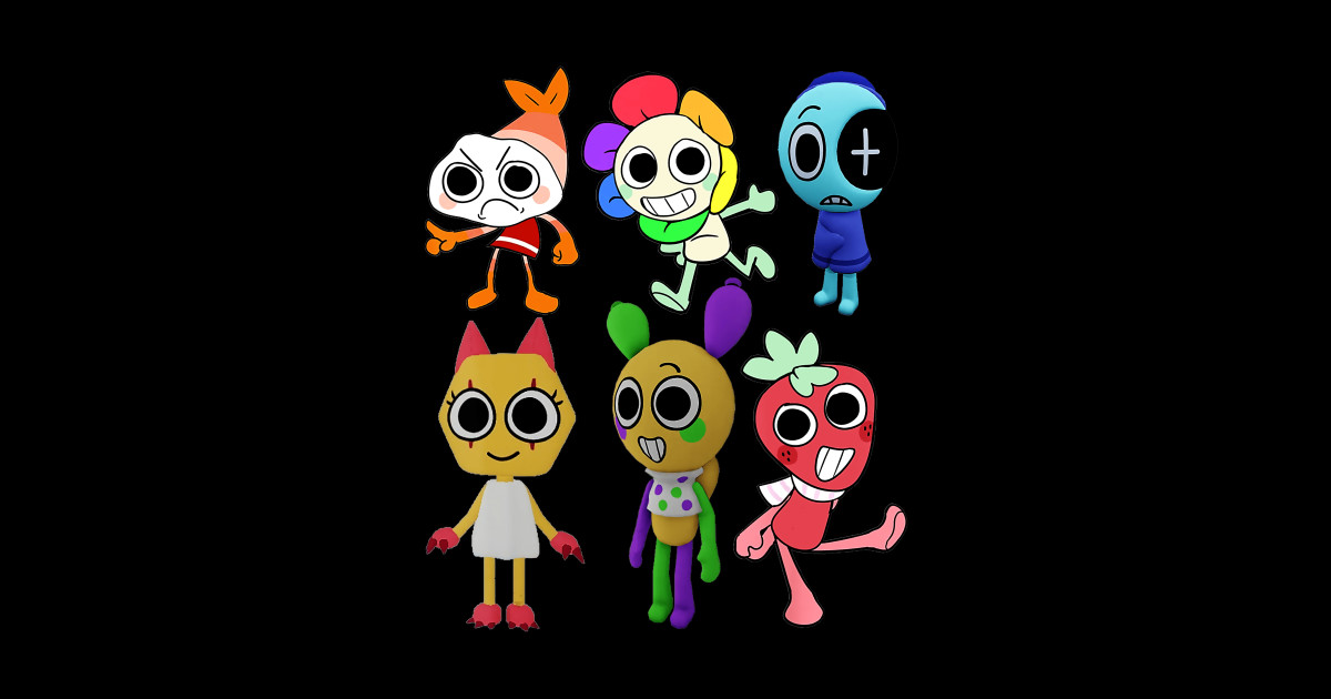 Dandy's World Characters _ Funny Dandys World - Dandys World - Sticker ...