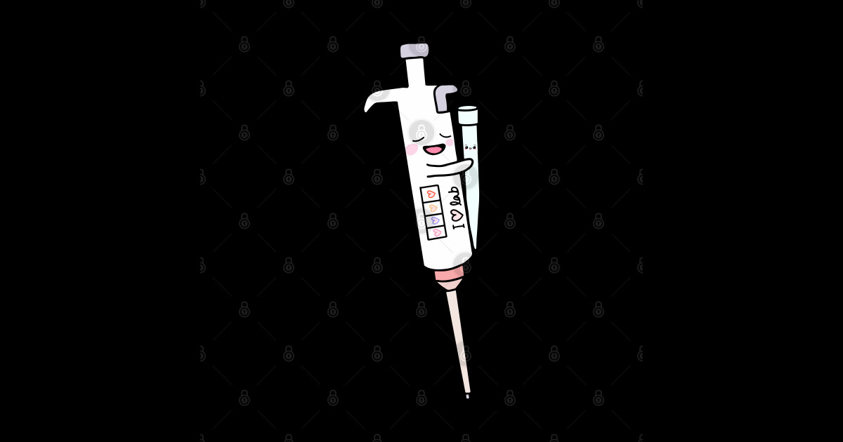 Cute Micropipette with Lovely Tip laboratory - Science - Sticker ...