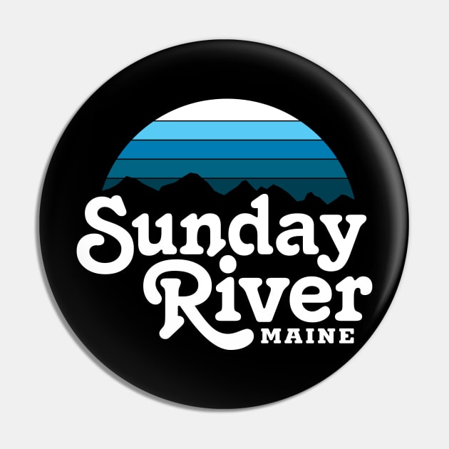 Sunday River - Ski Resort - Pin | TeePublic