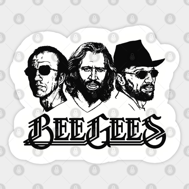bee gees logo vector