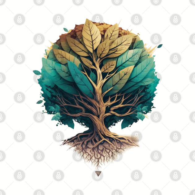 Tree of Life - Designs for a Green Future - Tree - Pin | TeePublic