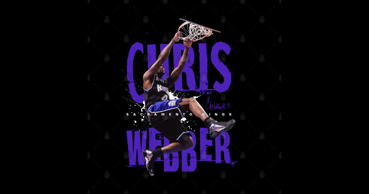 Chris Webber - Chris Webber Sacramento Kings - Sticker | TeePublic