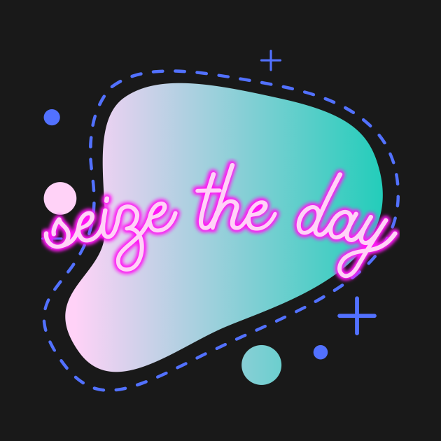 seize the day logo - Seize The Day - T-Shirt | TeePublic