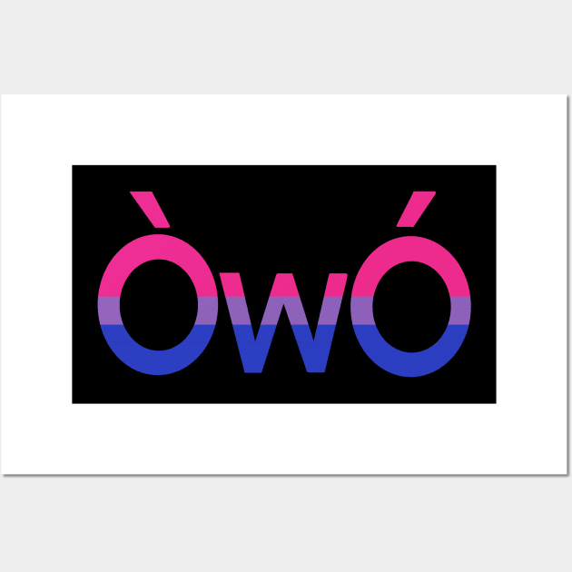ÒwÓ Bisexual angry owo pride emoticon - Pride - Posters and Art Prints ...
