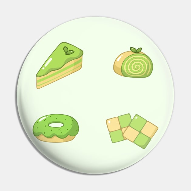 kawaii green stickers / cute green sticker sheet - Foodstickers - Pin ...