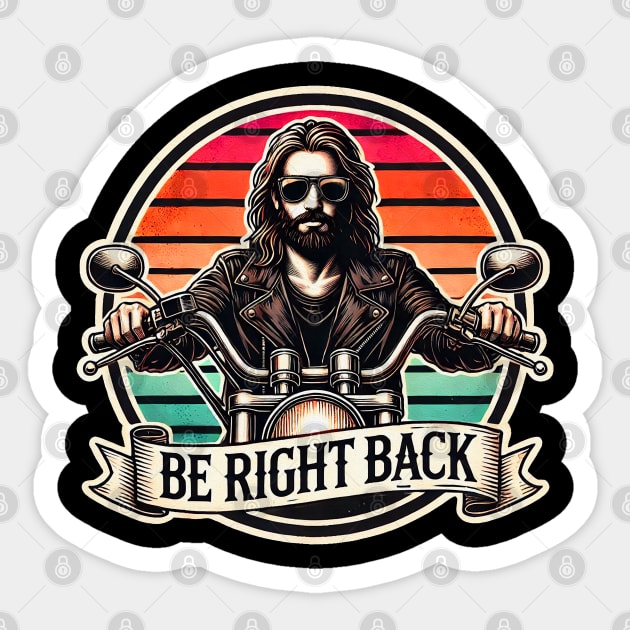 Jesus Be Right Back - Jesus Return - Sticker | TeePublic