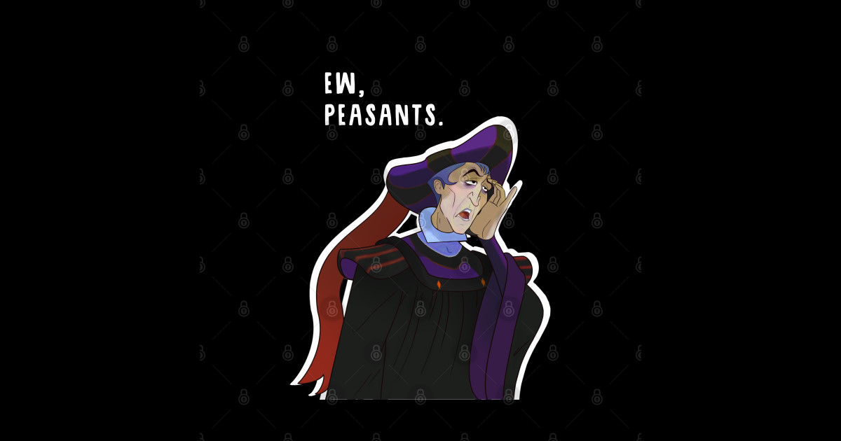 Ew, Peasants - Ew Peasants - Sticker | TeePublic