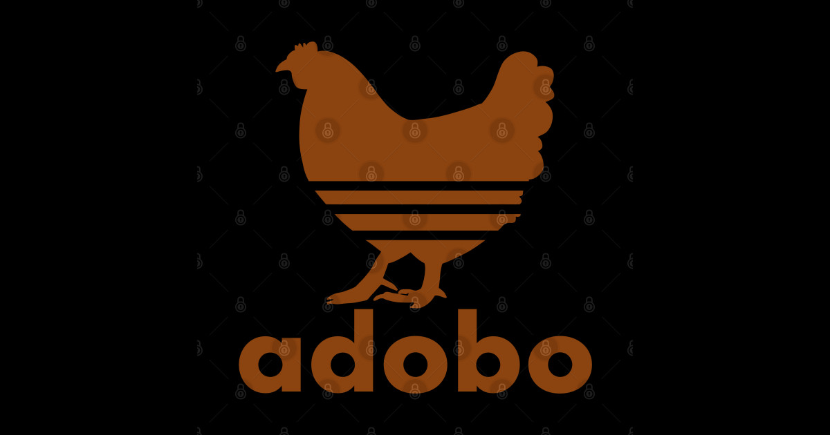 ADOBO CHICKEN FILIPINO POCKET DESIGN BROWN - Jollibee - Sticker | TeePublic