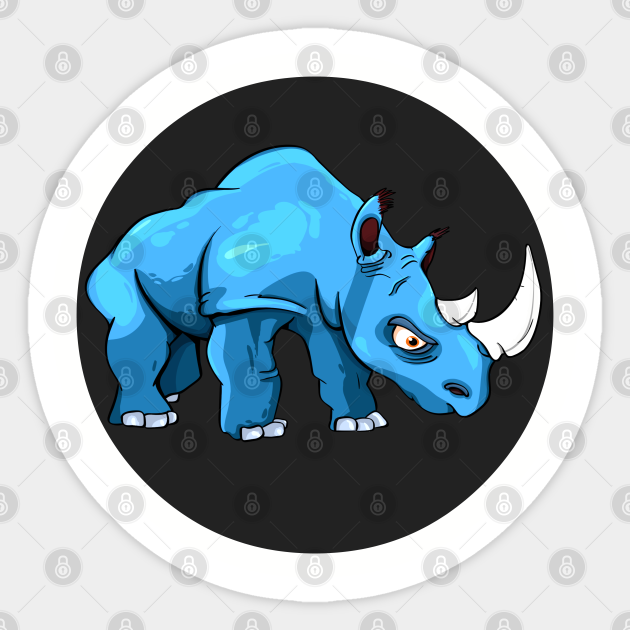 Rhino - Rhinoceros - Sticker | TeePublic