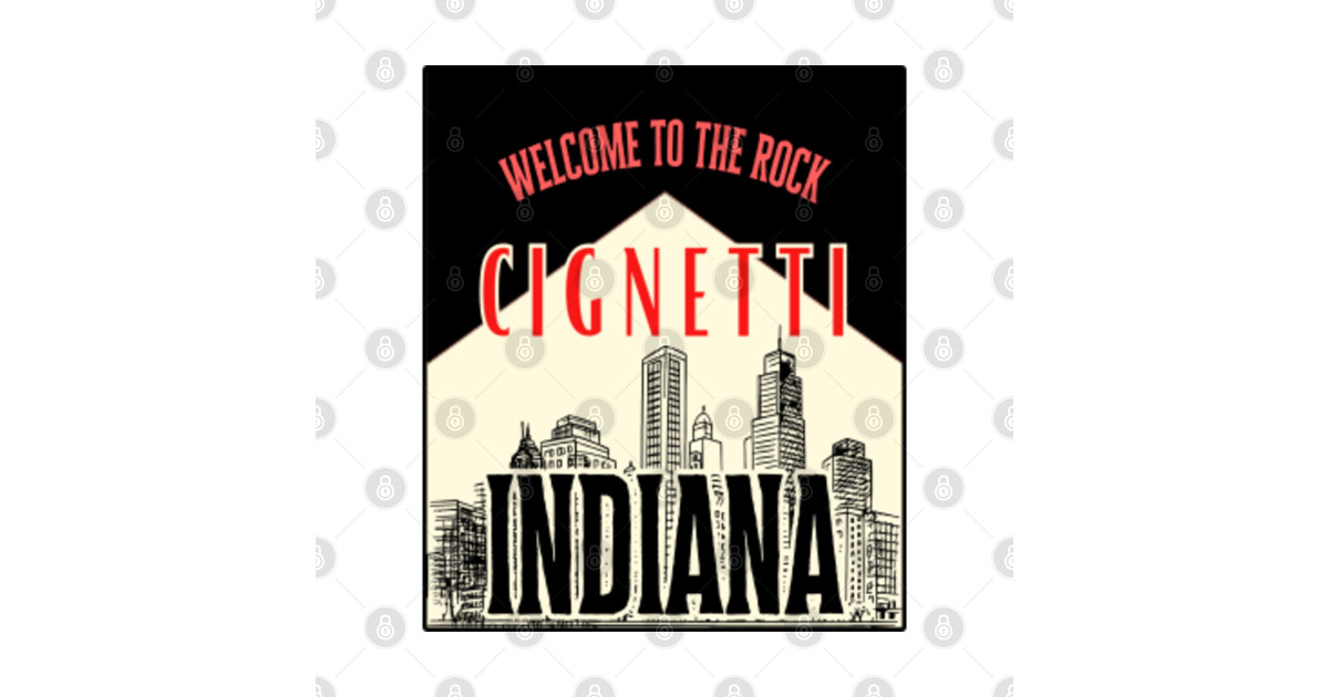 indiana cignetti - Cignetti - T-Shirt | TeePublic