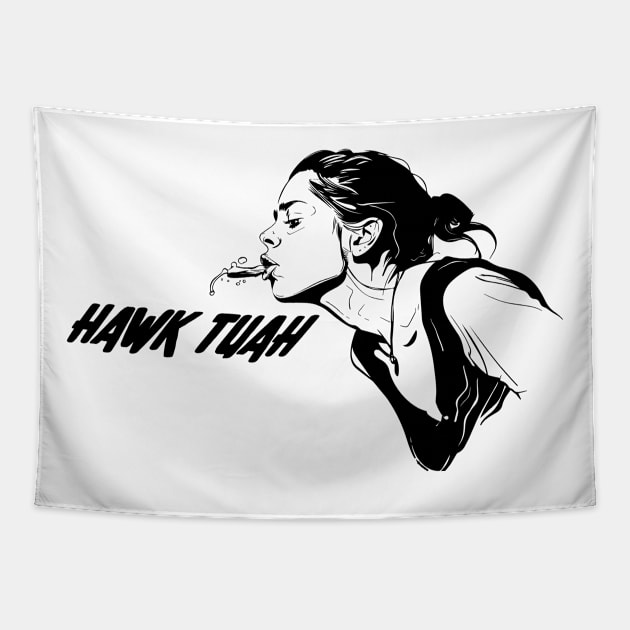 hawk tuah girl - spit on that thing - Hawk Tuah - Tapestry | TeePublic