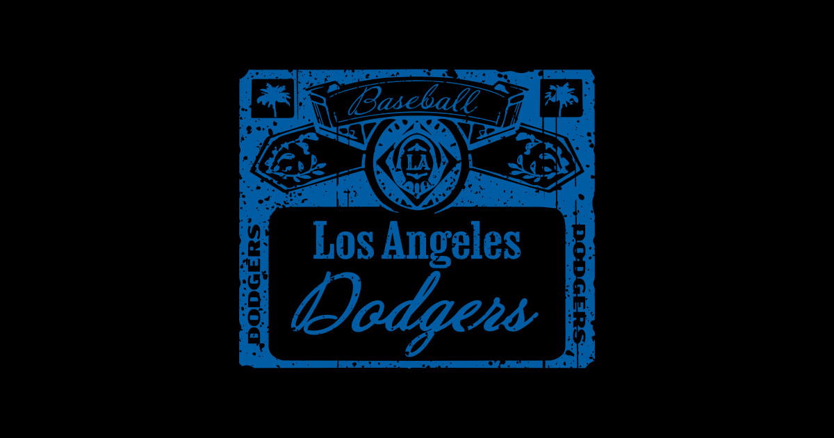Dodgers Label - Dodgers - Sticker | TeePublic