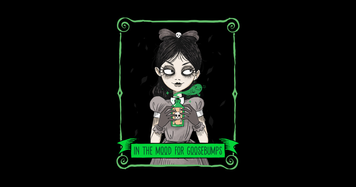 In The Mood Foe Goose Bumps Wednesday Addams Inspired - Wednesday ...