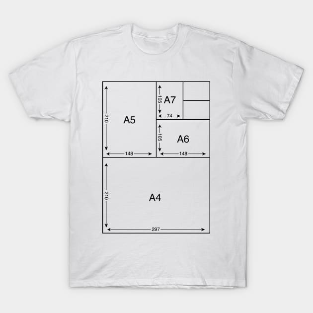 Paper Sizes - Paper - T-Shirt | TeePublic
