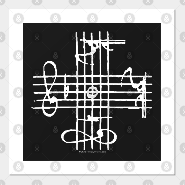 Johann Sebastian Bach Musical Signature Notation Cross - Music ...