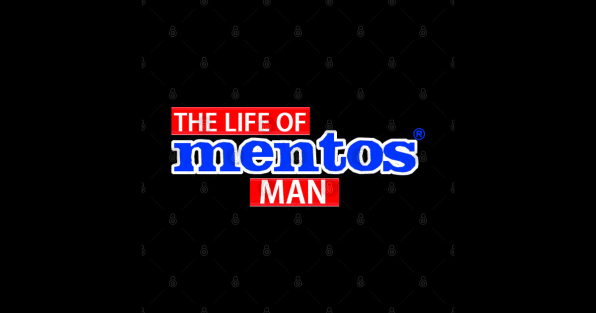 The Life of Mentos Man Logo - Movies - Sticker | TeePublic