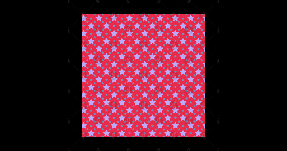 Adam | Red and Purple Stars Pattern - Stars Pattern Design - Sticker ...