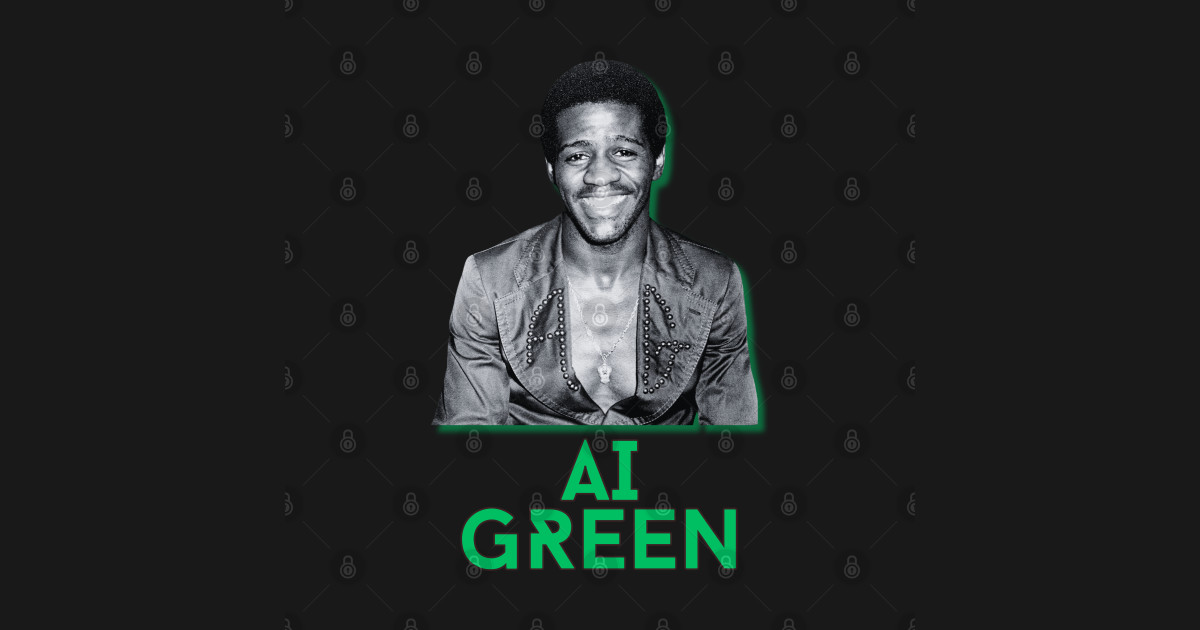 Al green\\retro fan art - Al Green - T-Shirt | TeePublic