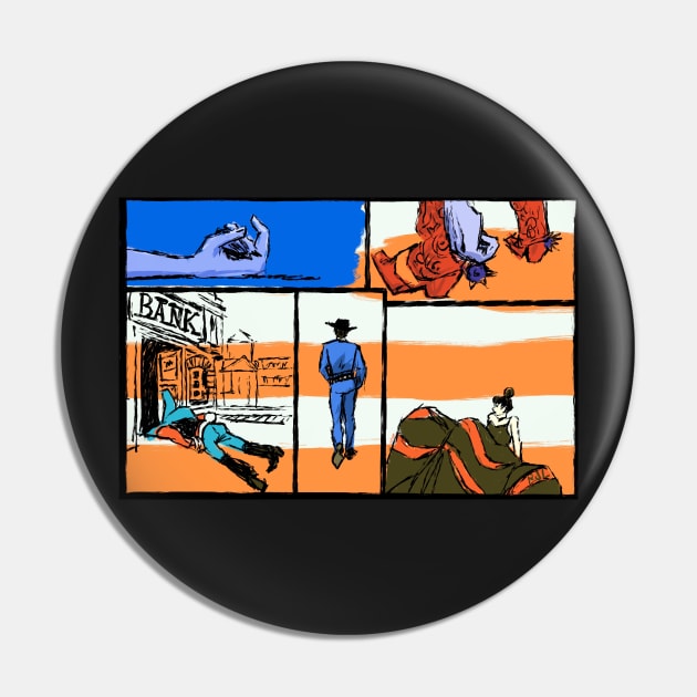 The Wild Wild West Goodbye - Western - Pin | TeePublic