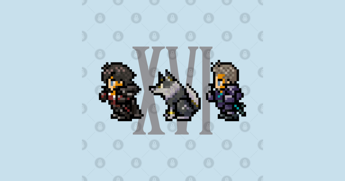 Clive, Torgal, and Cid XVI Design | FFXVI Pixel Party Members | Final ...