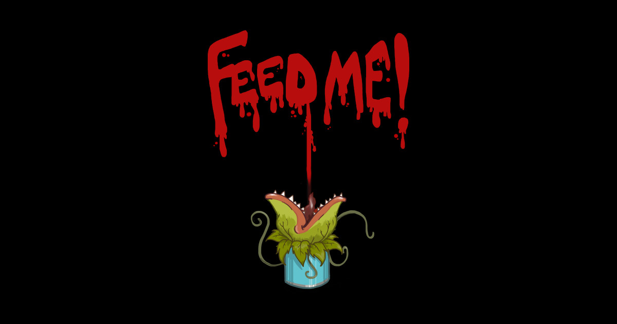 Feed Me (Little Audrey) - Little Shop Of Horrors - Sticker | TeePublic