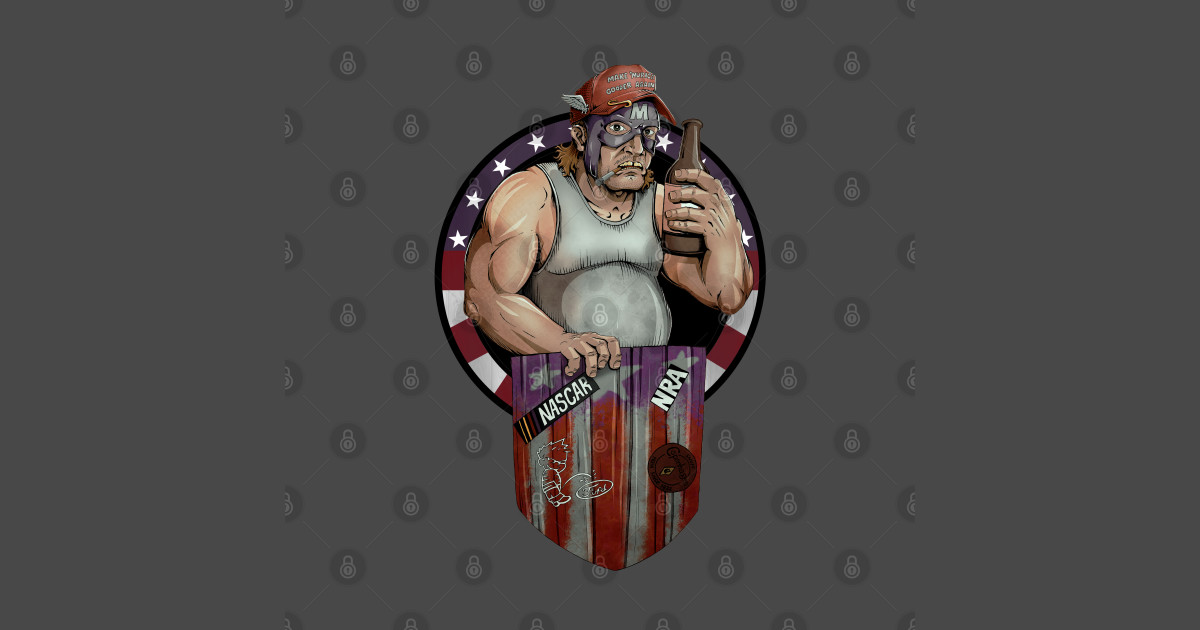 Captain 'Murica - America - T-Shirt | TeePublic