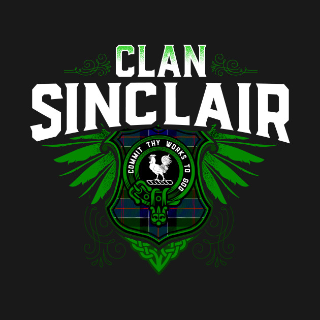 Clan Sinclair Surname Scottish Clan Tartan Winged Crest Badge ...