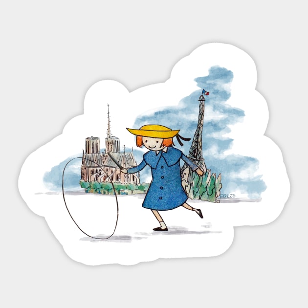 Madeline in Paris - Madeline - Sticker | TeePublic