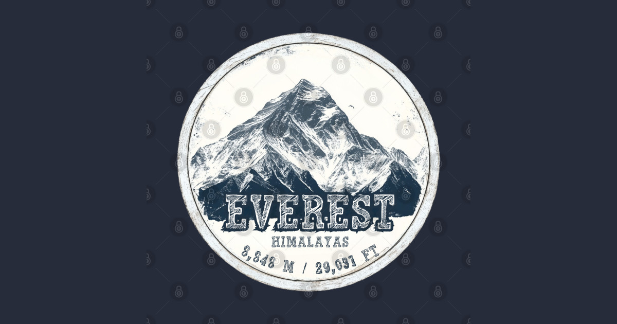 Mount Everest - Nepal - Mount Everest - T-Shirt | TeePublic
