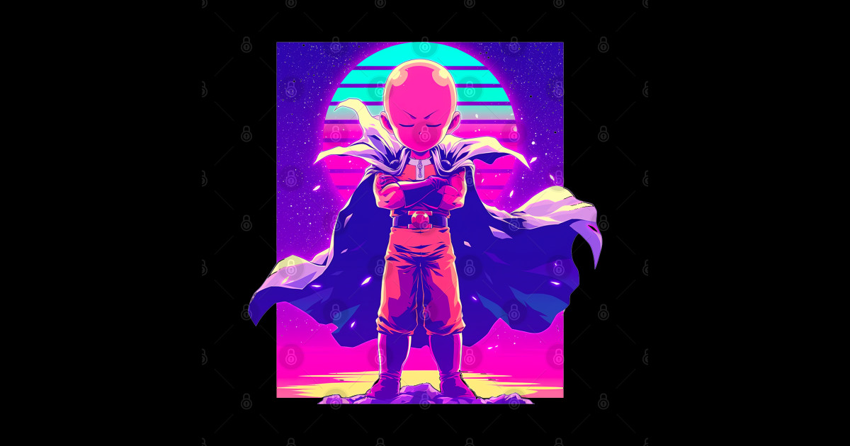 saitama opm - One Punch Man - Sticker | TeePublic