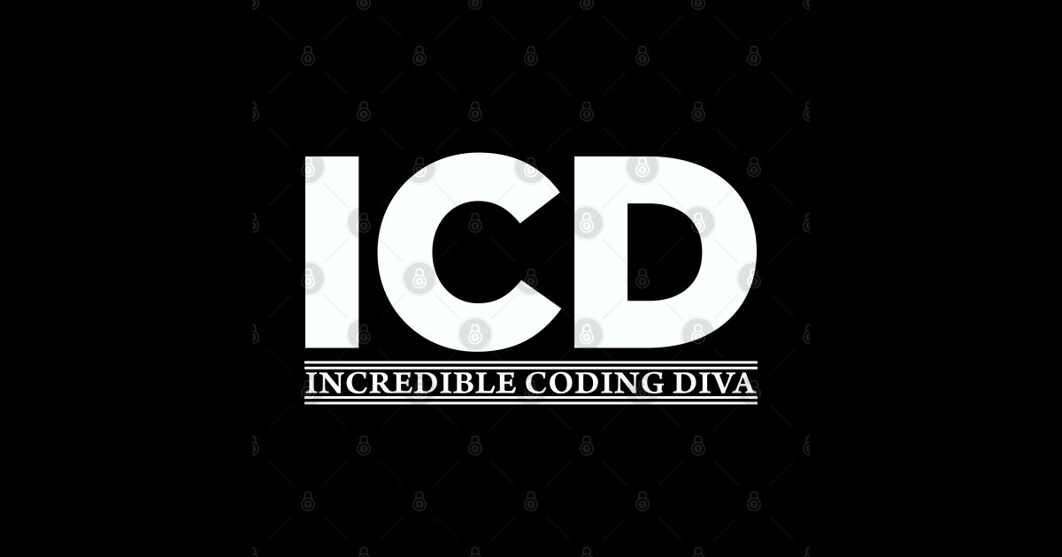 Icd Incredible Coding Diva Medical Coding Sticker Teepublic