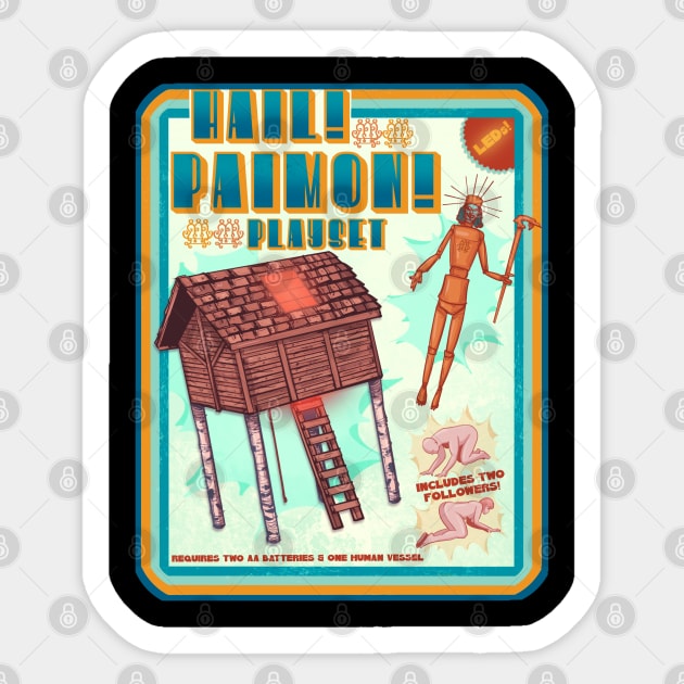 Hail Paimon Playset - Demon - Sticker | TeePublic