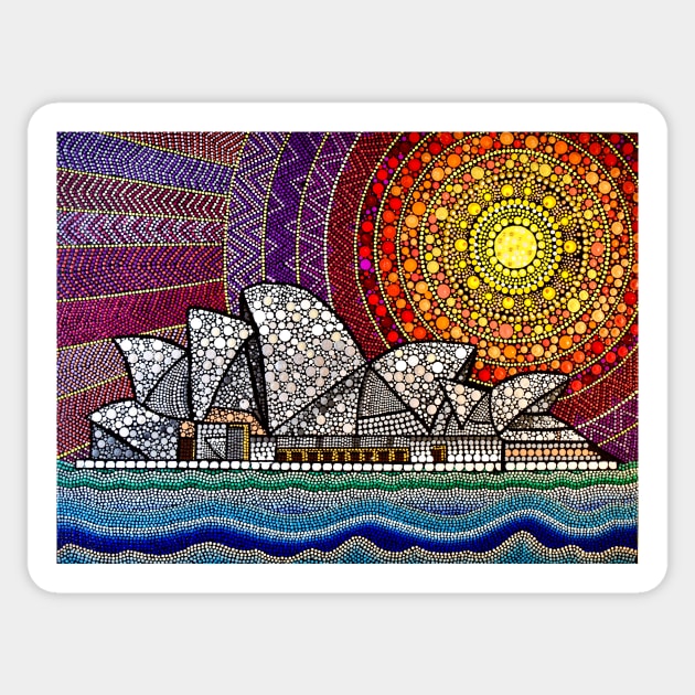 Sydney Opera House - Sydney - Sticker | TeePublic