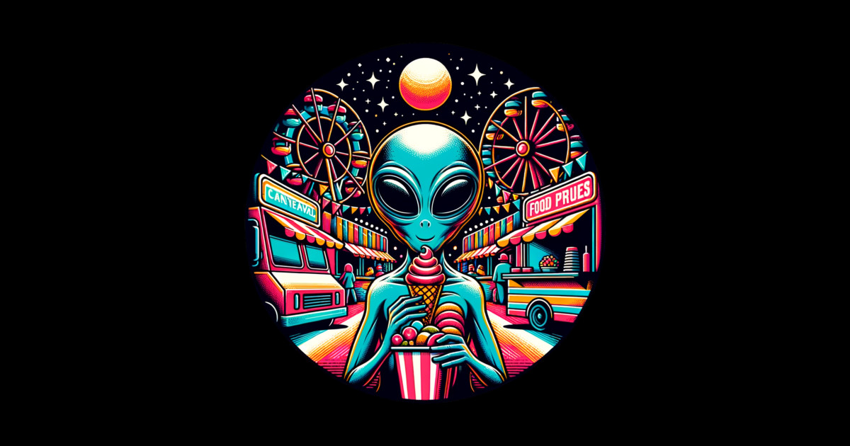 Alien Carnival - Alien Carnival - Sticker | TeePublic