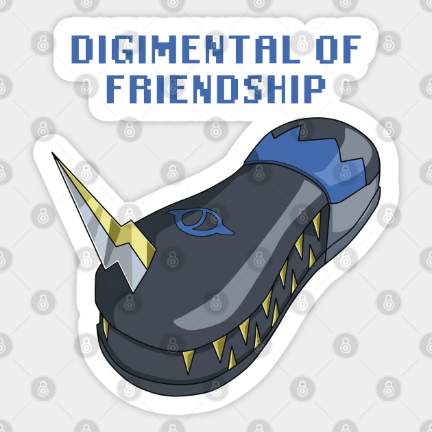 Digimental of Friendship - Digimon - Sticker | TeePublic