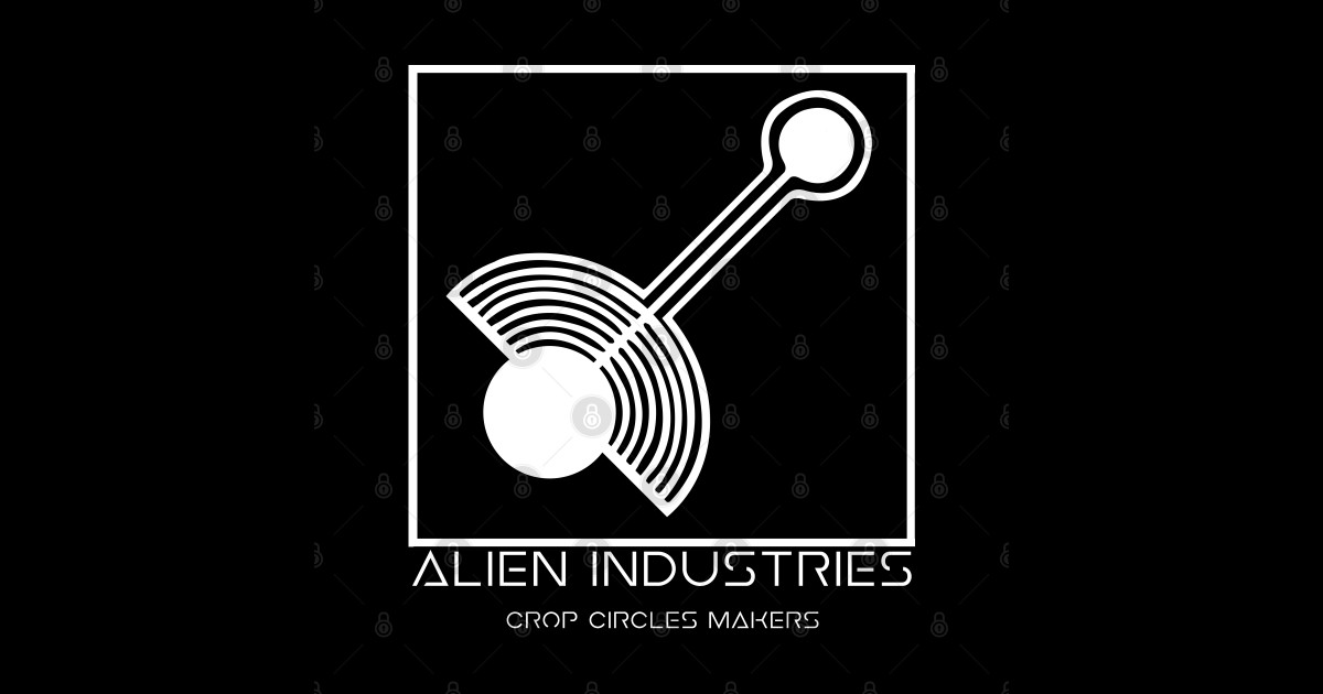 Alien Industries; Crop Circles Makers 002 - Crop Circles - Sticker ...