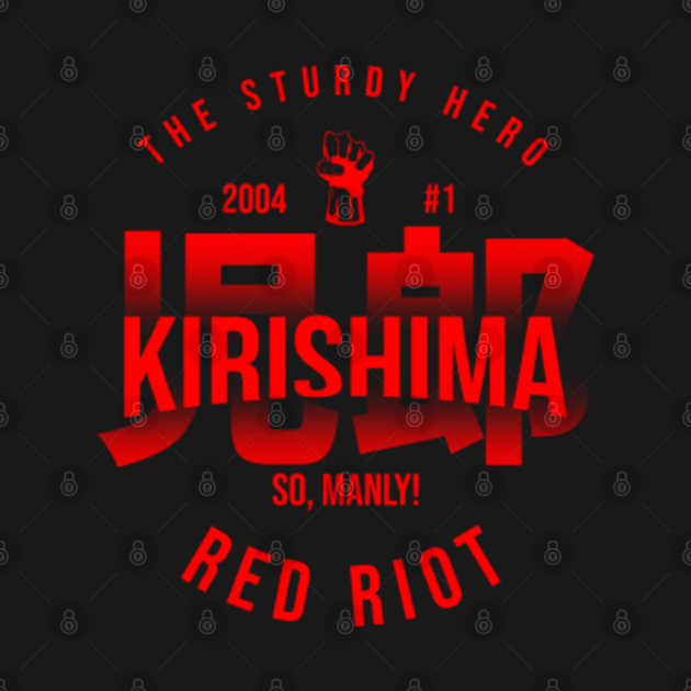 The Manly Hero - Kirishima - T-Shirt | TeePublic