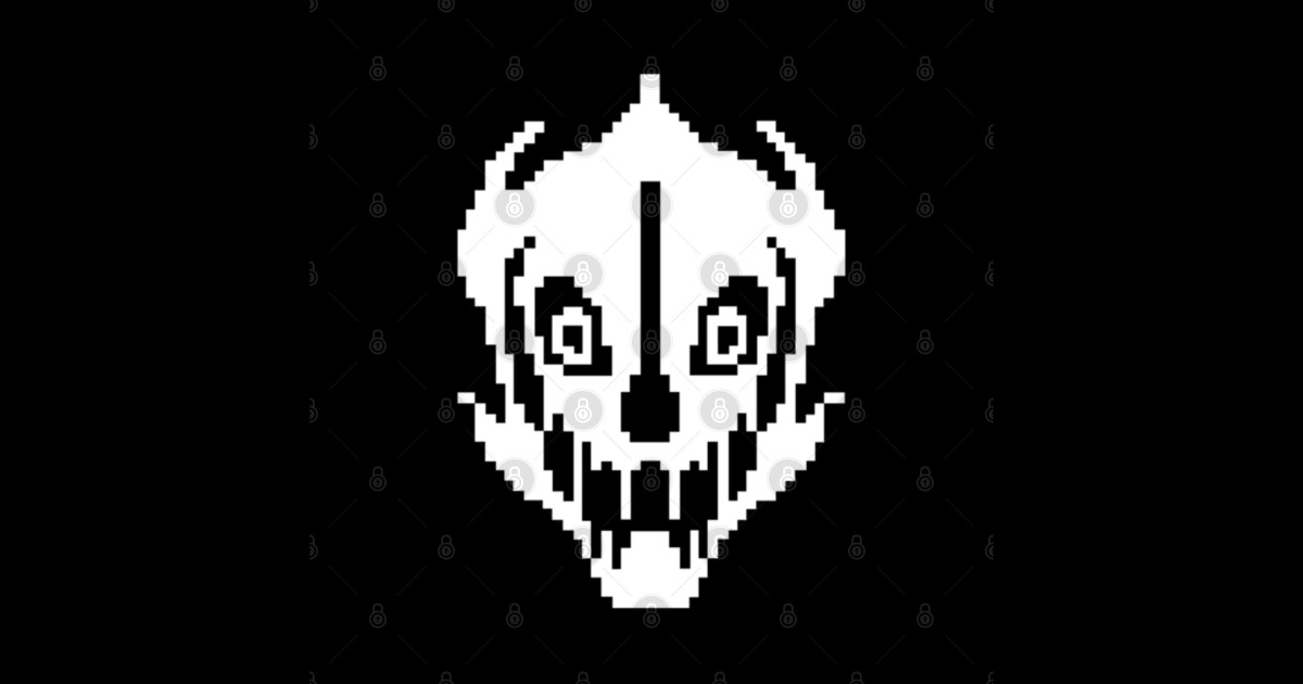 Gaster blaster - Undertale - Gaster Blaster - Sticker | TeePublic