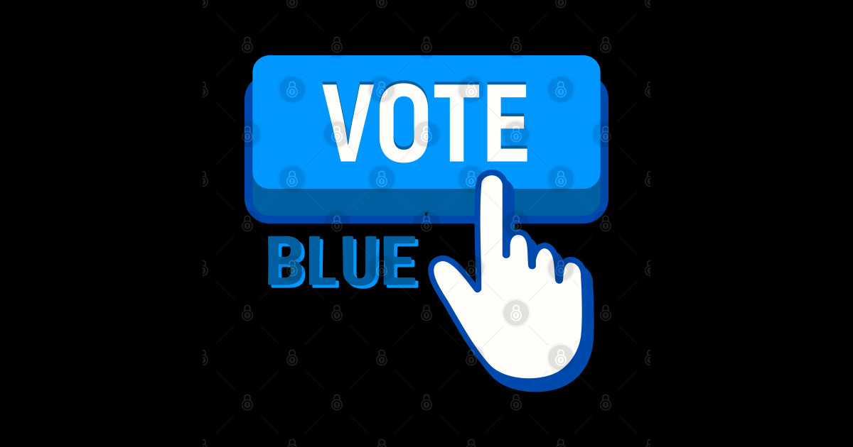 VOTE BLUE - Vote Blue - Sticker | TeePublic
