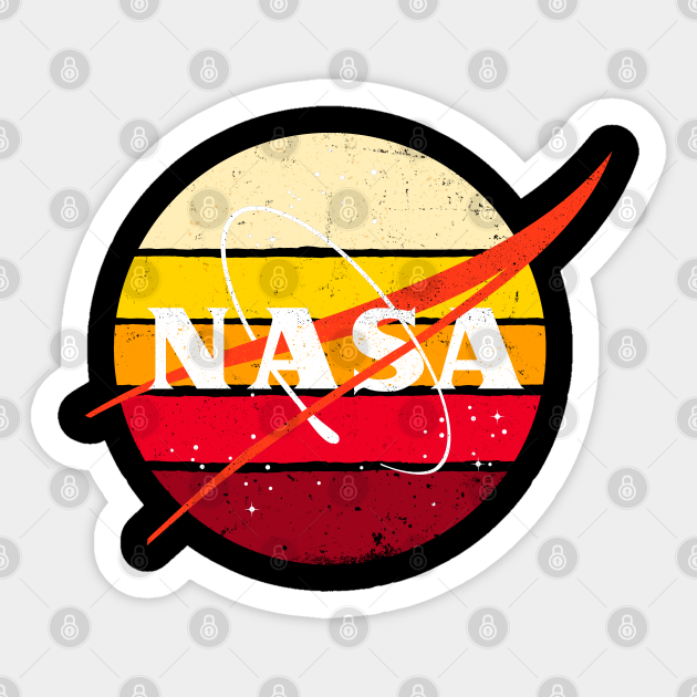 Retro Nasa logo - Nasa - Sticker | TeePublic
