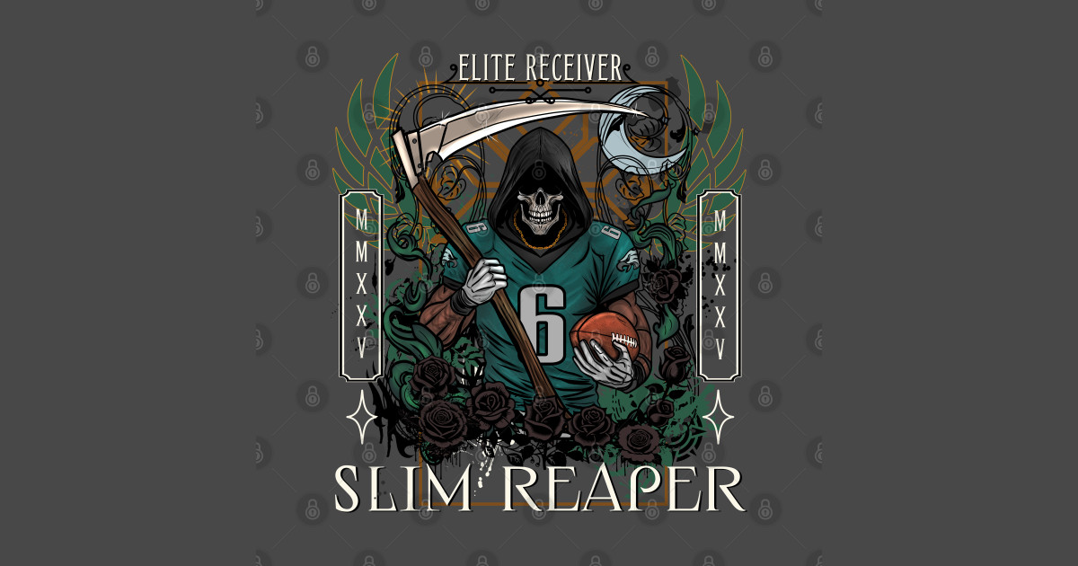 Slim Reaper 2025: Elite Receiver - Tarot Card Style - Devonta Smith - T ...