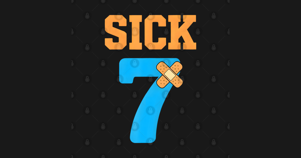 Sick Seven Six Seven Sick 7 Bandage - Funny Meme Bandage - T-Shirt ...