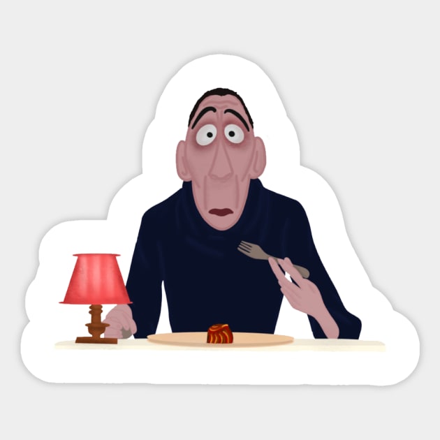 Anton Ego Flashback - Ratatouille - Sticker | TeePublic