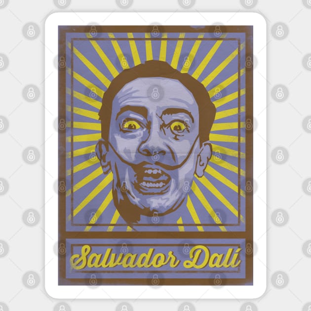 Salvador Dalí Poster - Salvador Dali - Sticker | TeePublic